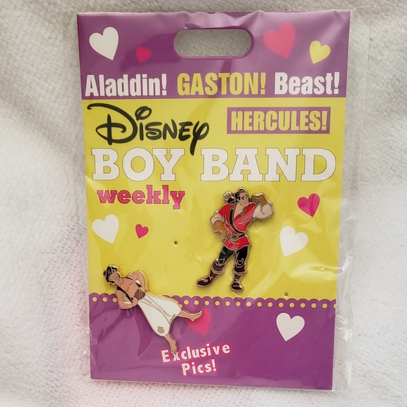 Disney | Other | Disney Pins Aladdin Gaston | Poshmark